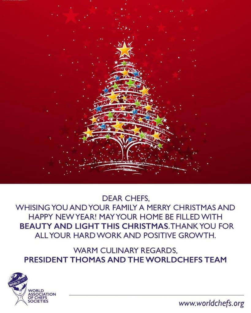 Worldchefs is happy to wish you all a Merry Christmas - WORLDCHEFS