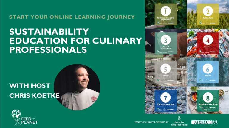 Sustainability Education for Culinary Professional - WORLDCHEFS