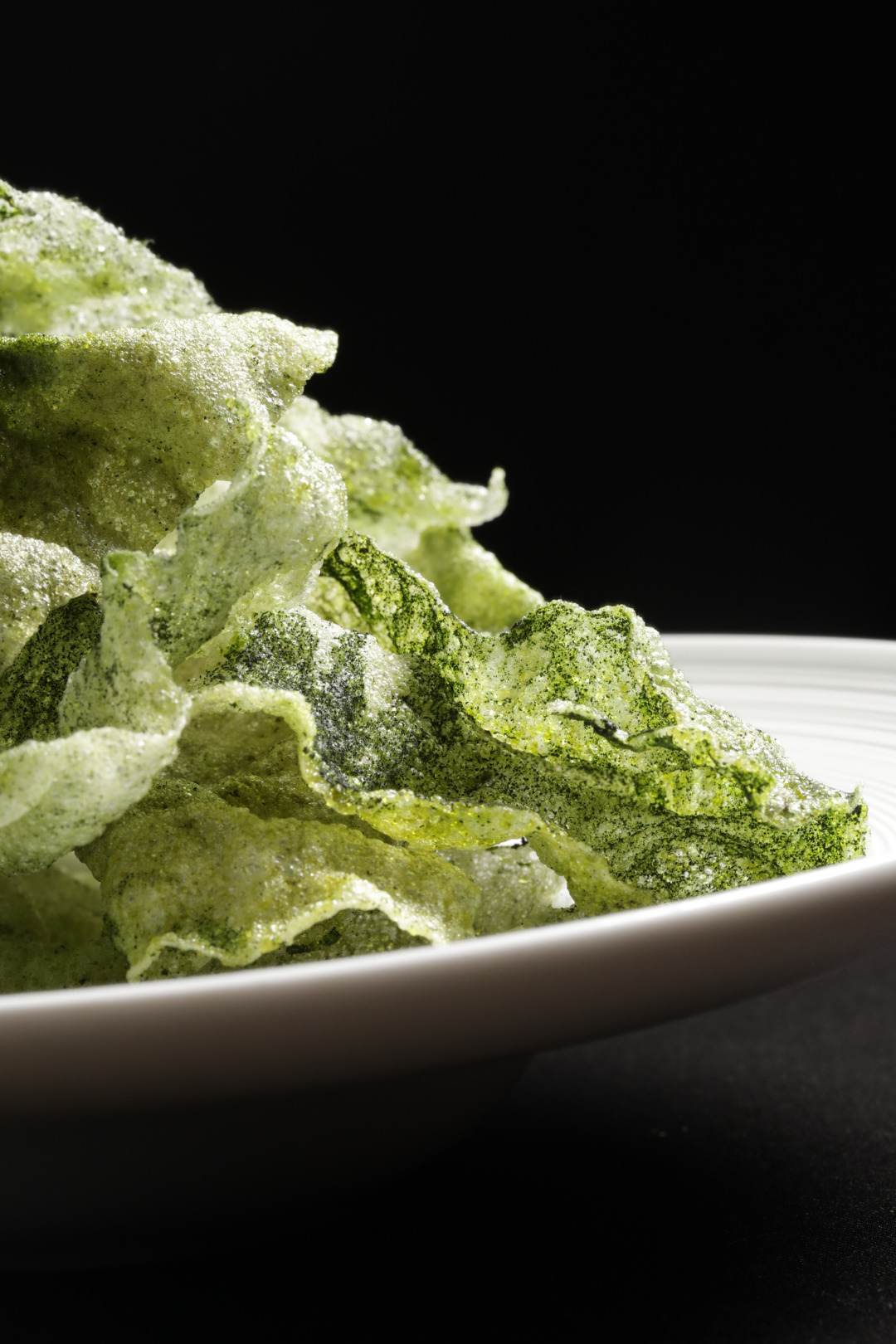Rice Paper Crackers Algae Powder Emerald - WORLDCHEFS